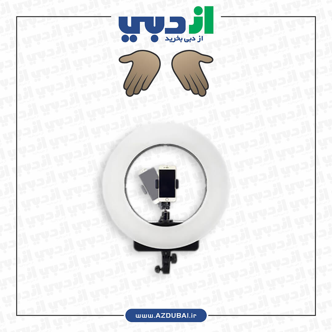 رینگ لایت فوق حرفه‌ ای مدل FE 580 III همراه با پایه | خرید از دبی
